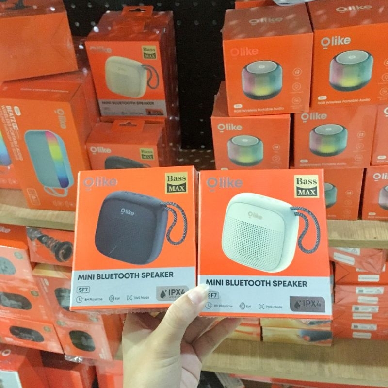 Jual OLIKE SF7 MINI BLUETOOTH SPEAKER IPX4 | Shopee Indonesia