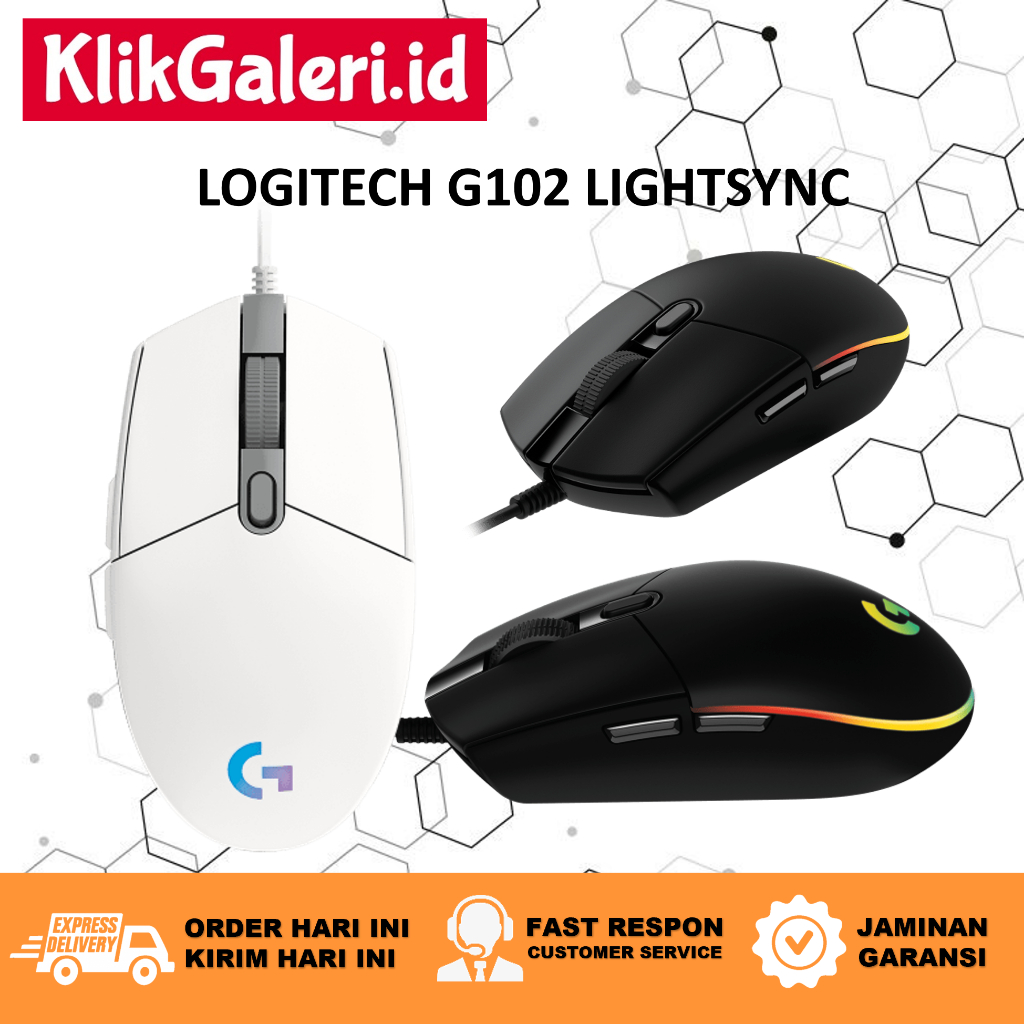 Jual Logitech G102 LIGHTSYNC RGB 6 Button Gaming Mouse | Shopee Indonesia