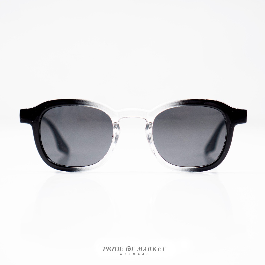 Jual Prideofmarket - KACAMATA HITAM TWOTONE GRADASI HITAM CLEAR ...