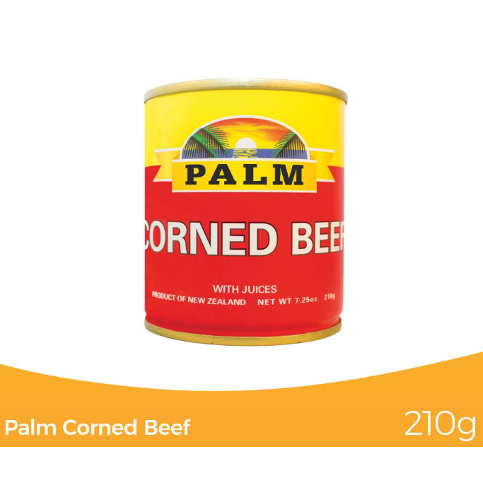 Jual Palm Corned Beef dengan Juices 210g Kaleng Kornet Daging Sapi ...