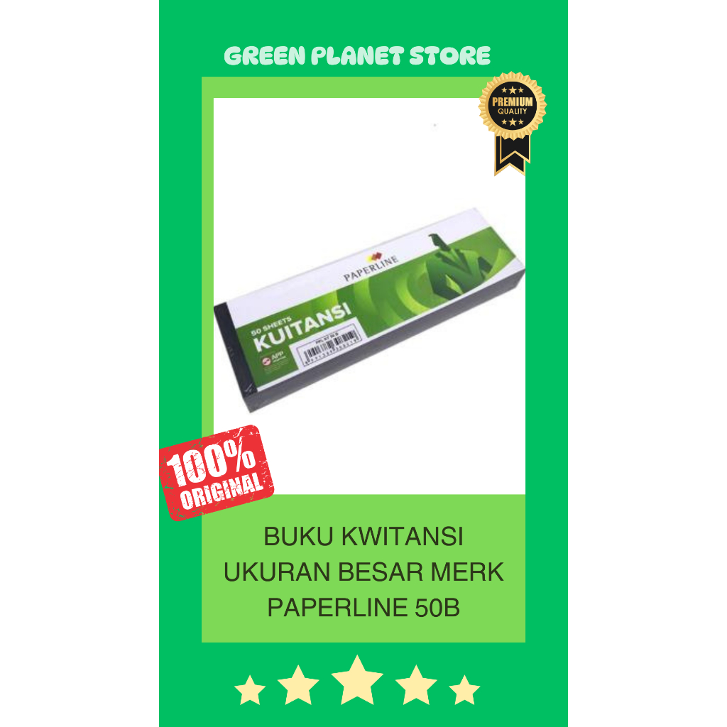 Jual Buku Kwitansi Ukuran Besar Merk Paperline 50B | Shopee Indonesia