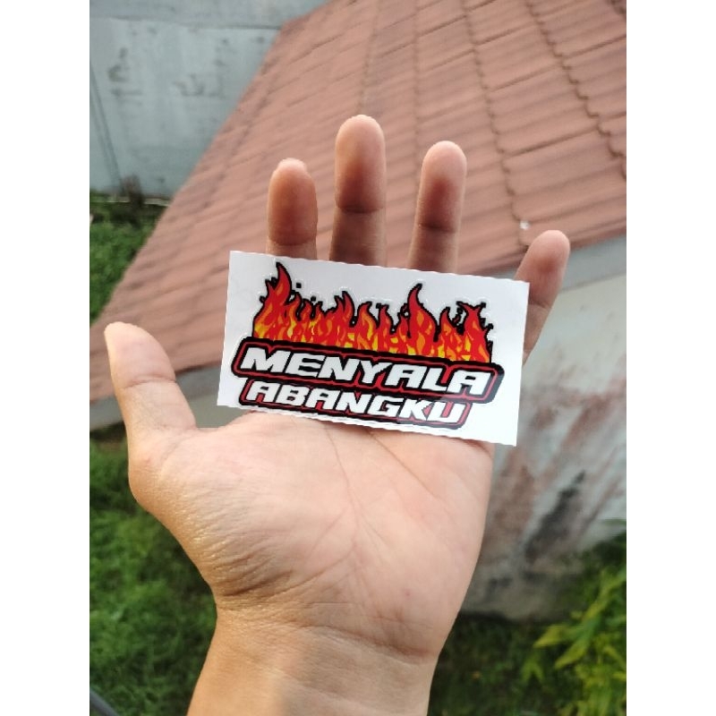 Jual Stiker Motor Stiker Menyala Abangku Sticker Motor Bahan Vinyl ...