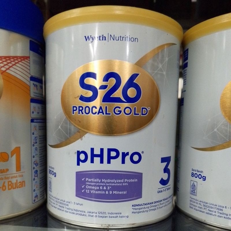 Jual S26 procal gold pHPro 3 1-3 tahun 800gr | Shopee Indonesia