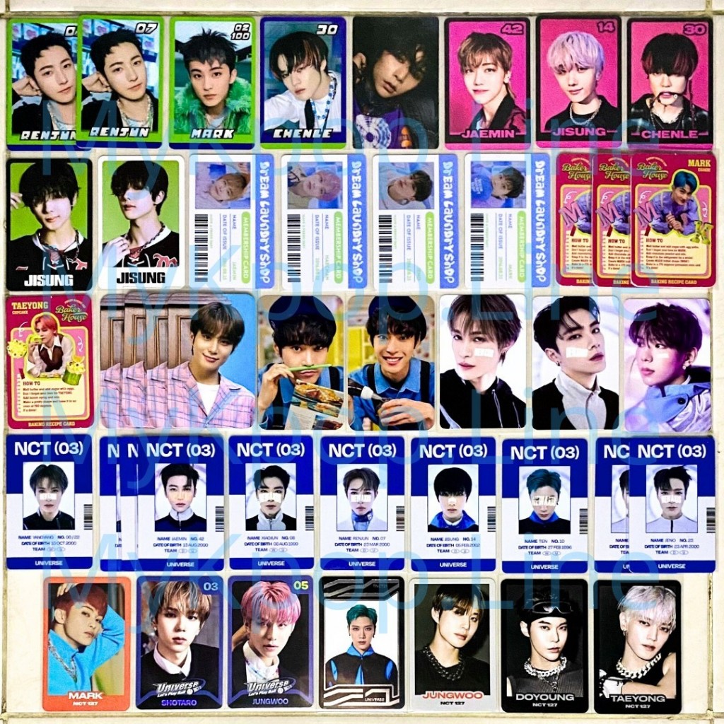 Jual PC Konsep NCT PVC ID Card UC Universe Card Glitch Mode Sticker ...
