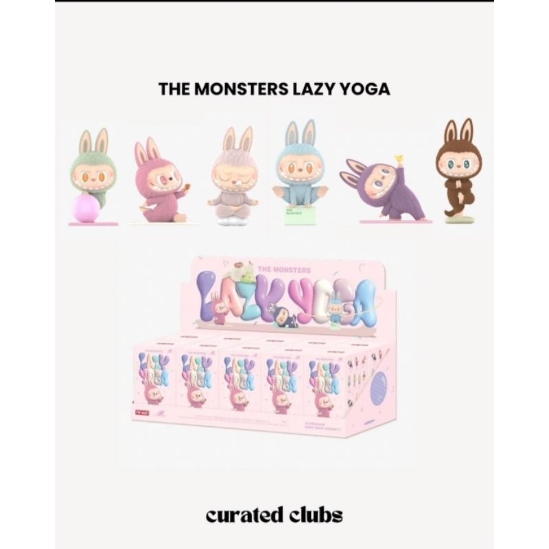Jual Labubu Lazy Yoga ORI PopMart | Shopee Indonesia