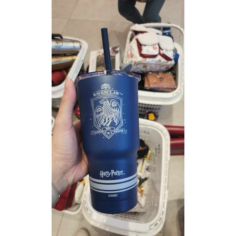 Jual READY STOCK! RAVENCLAW TUMBLR TUMBLER STAINLESS WITH STRAW MINISO ...