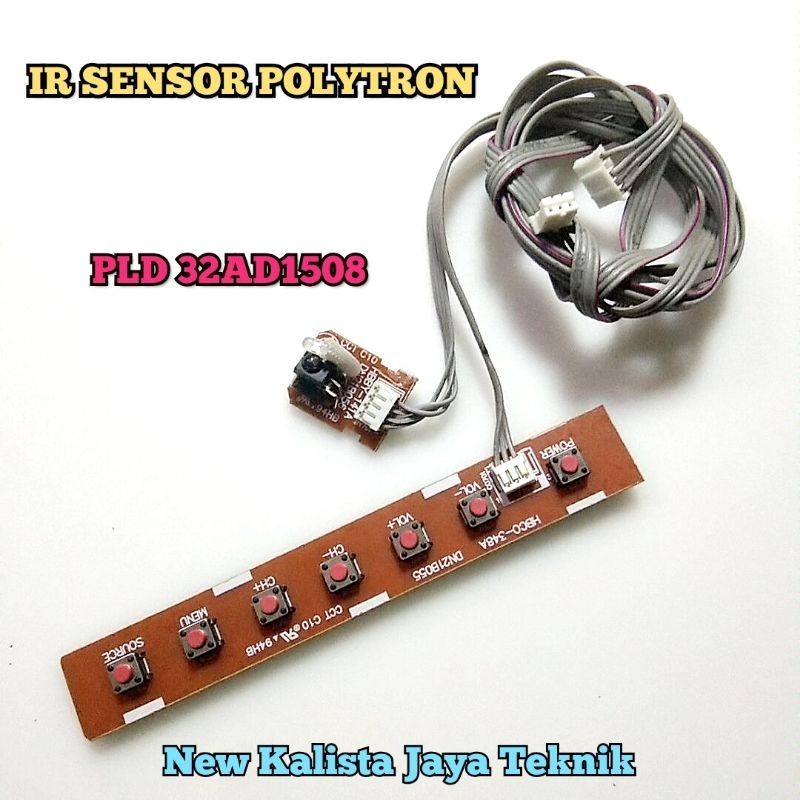Jual MODUL IR SENSOR TOMBOL TV POLYTRON PLD 32AD1508G ORIGINAL SENSOR ...