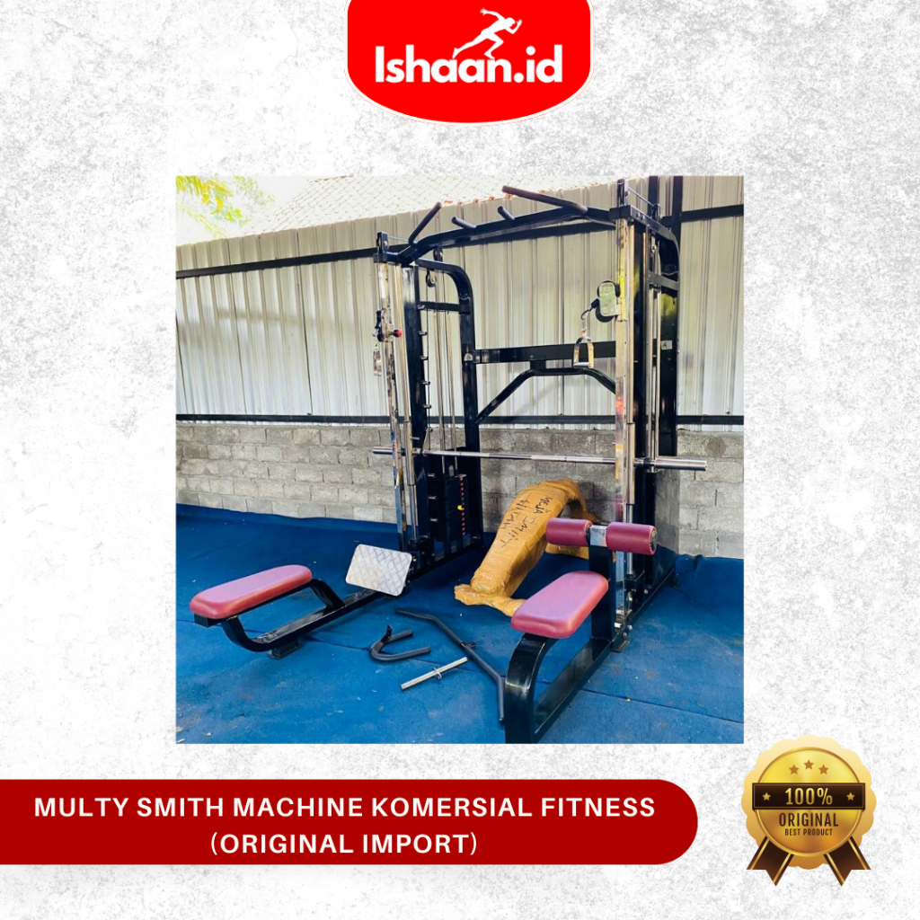 Jual SMITH MULTY SMITH MACHINE KOMERSIAL FITNESS (ORIGINAL IMPORT ...