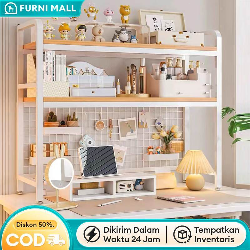 Jual Rak Desktop Rak buku Storage Rak Organizer Desktop Rak Meja ...