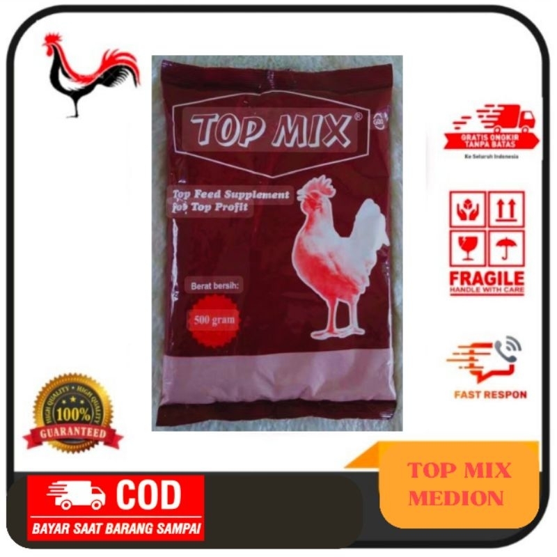 Jual TOP MIX MEDION 500 Gram Vitamin Premix Pakan Ayam Petelur Pedaging ...
