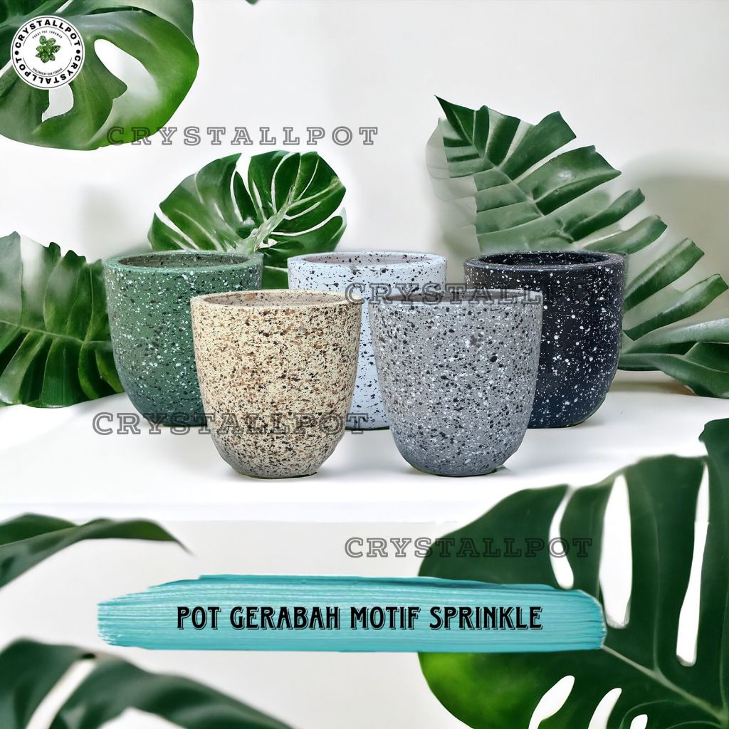 Jual POT BUNGA GERABAH TANAH LIAT KAPSUL KOMBINASI D16 T15 - GERABAH ...