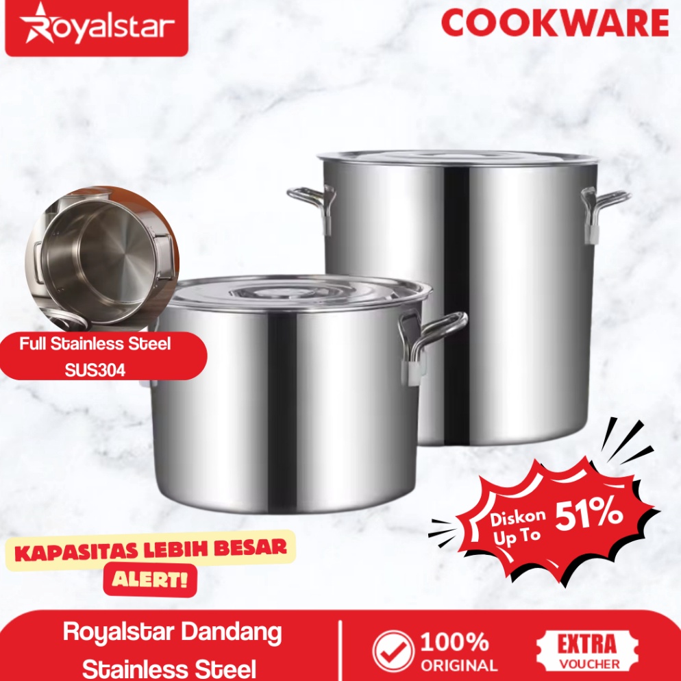 Jual Harga Spesial Royalstar Dandang Stainless Steel SUS34 Tebal Panci ...
