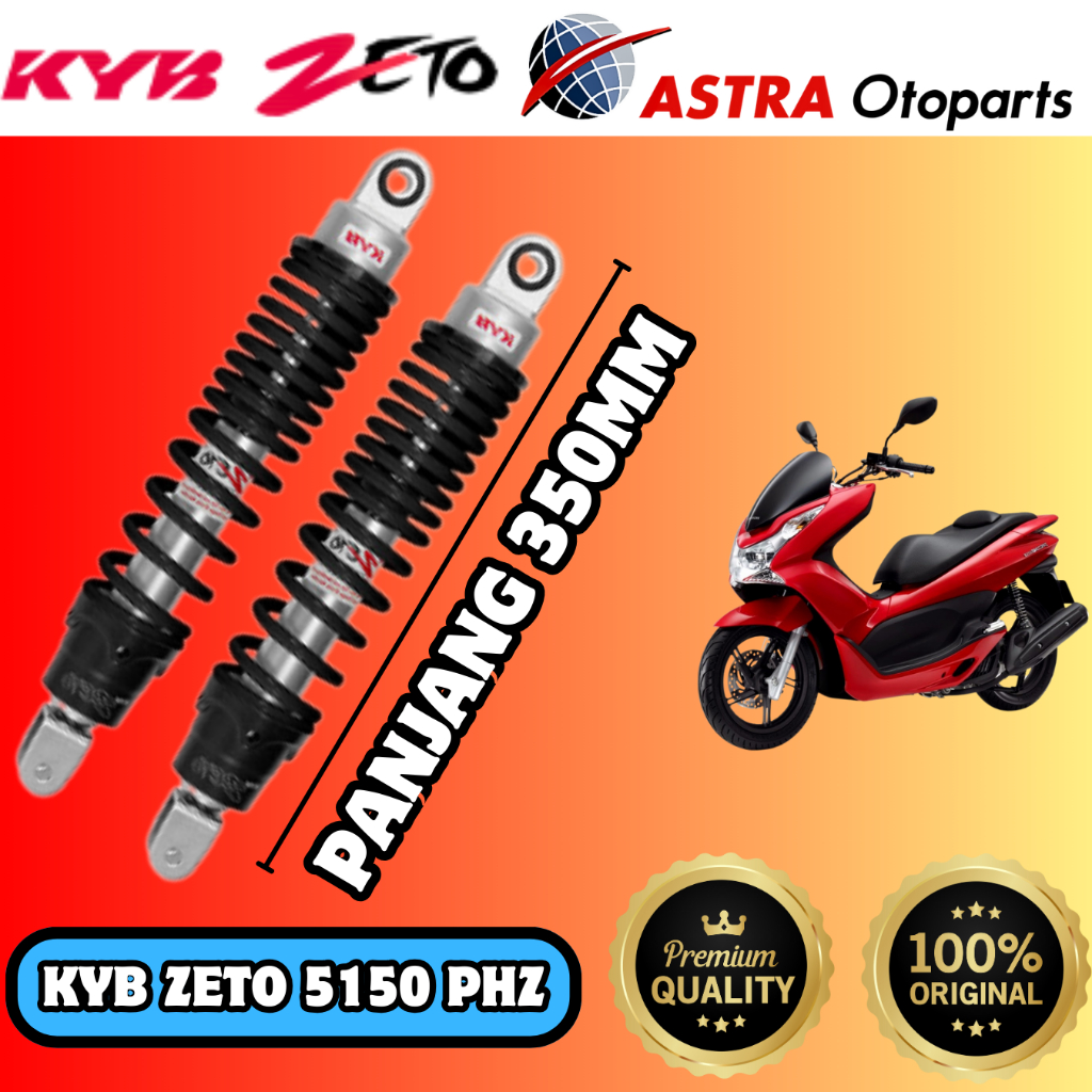 Jual Shockbreaker Shock Belakang Motor Honda PCX 150 KYB ZETO ORIGINAL KAYABA ZT 5150 PHZ ...