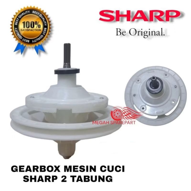 Jual ES-T1090 GEARBOX GIRBOX MESIN CUCI SHARP 2 TABUNG | Shopee Indonesia