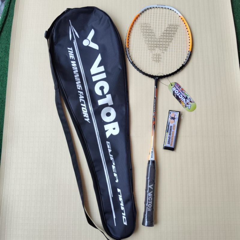 Jual Raket badminton raket bulutangkis victor model terusan siap pakai ...