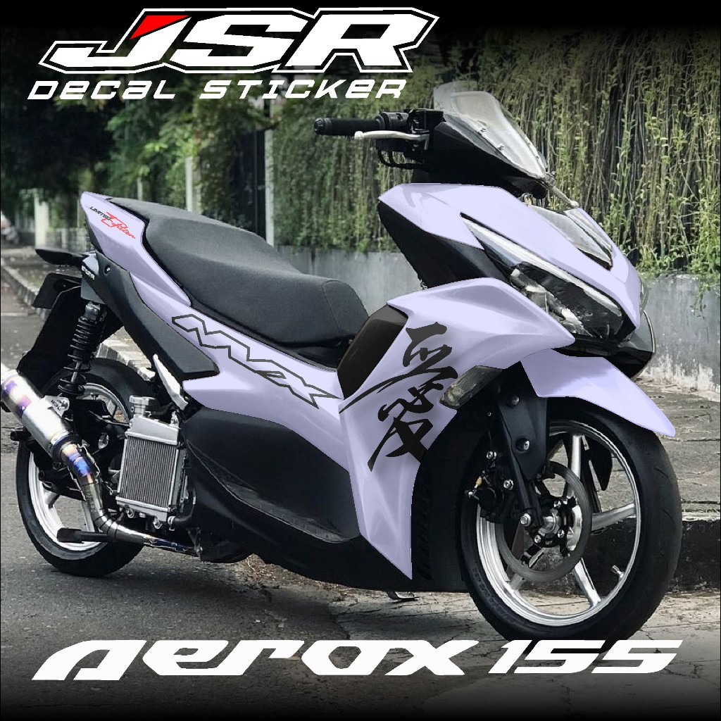 Jual COD, DECAL STICKER AEROX NEW FULL BLOK, STICKER AEROX FULL BODY ...