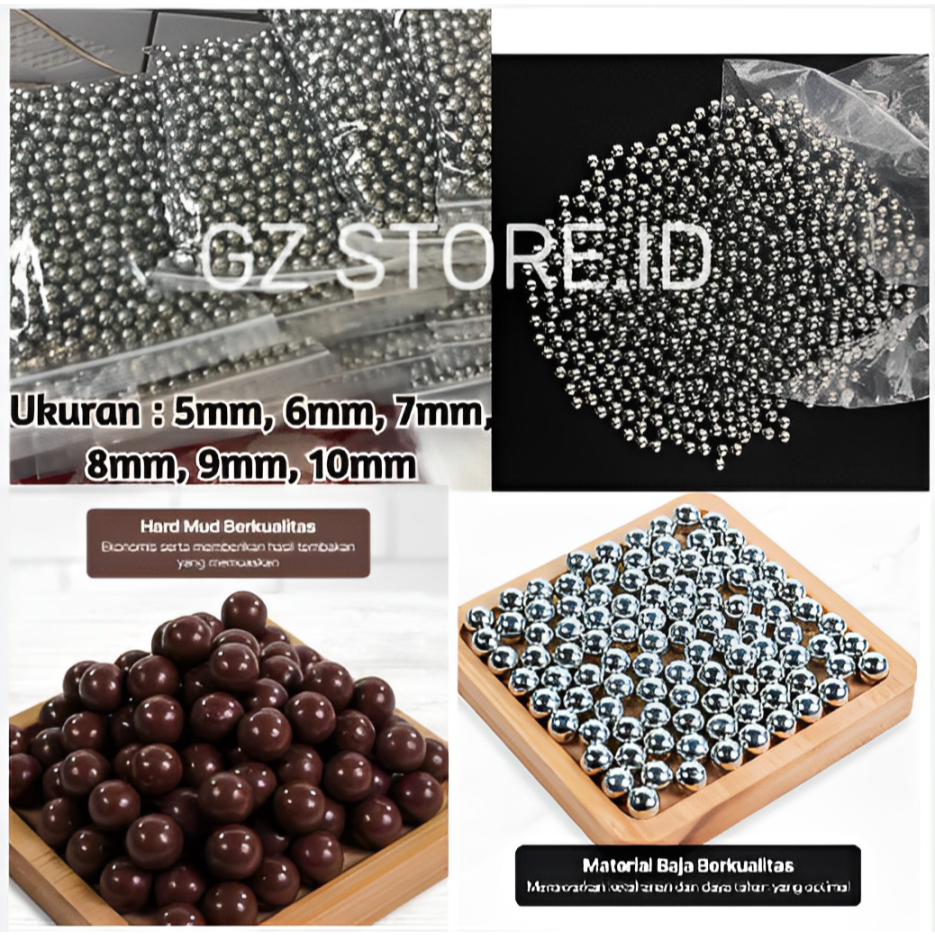 Jual GOTRI BESI 100 PCS | Peluru Ketapel Bearing As Tengah Slinghoot ...