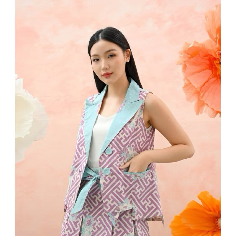 Jual Vest batik Outer batik - 328WIK | Shopee Indonesia