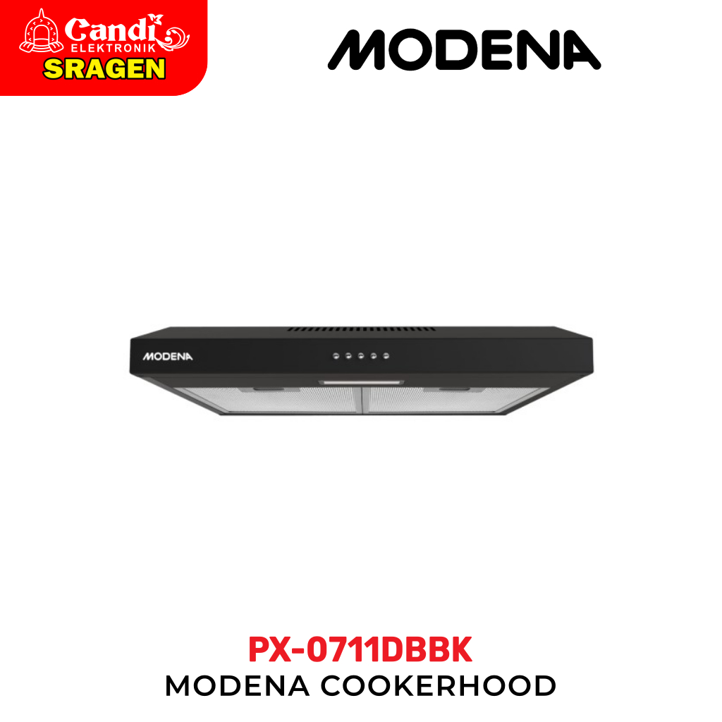 Jual MODENA Cooker Hood 70Cm Metal Mesh Filter - PX-0711DBBK | Shopee ...