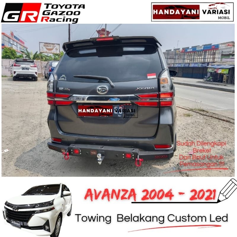 Jual Towing Bumper Belakang Custom Mobil Toyota Avanza 2004 2021 Custom ...
