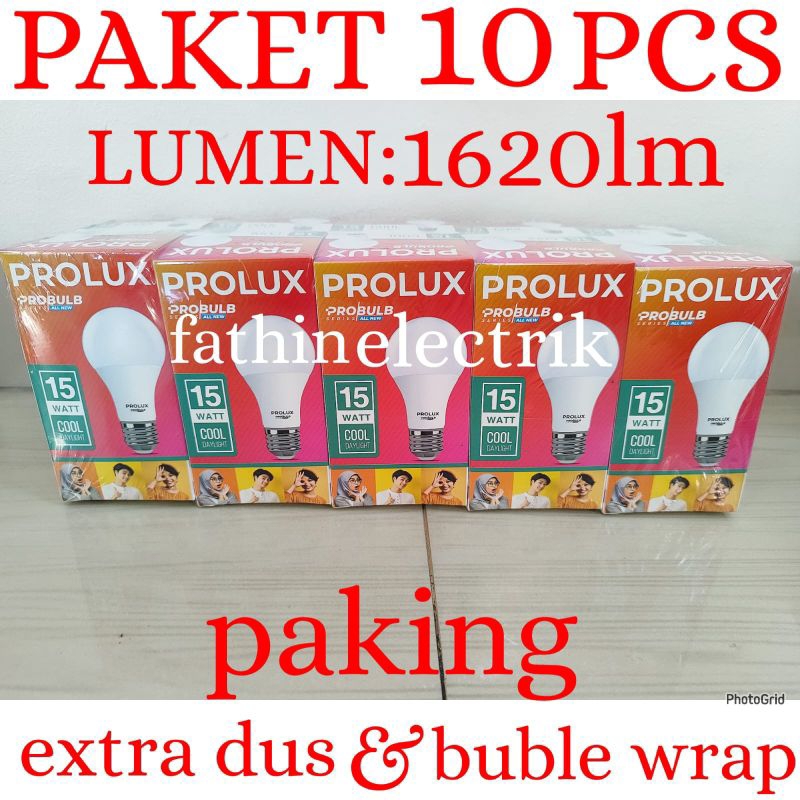 Jual LAMPU LED / BOHLAM LED PROLUX PAKET 5W-15W 10 PCS | Shopee Indonesia