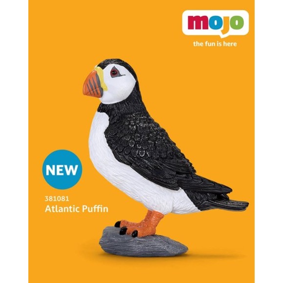 Jual MOJO Atlantic Puffin | Miniatur Burung Beo Laut | Animal Figurine ...