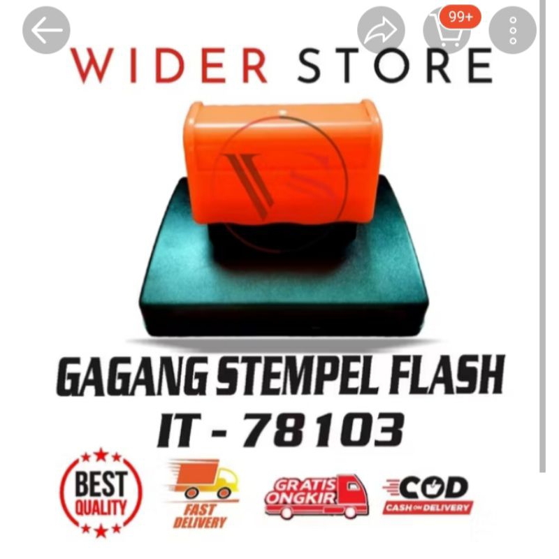Jual gagang stempel flash ukuran jumbo 10x7.8cm | Shopee Indonesia