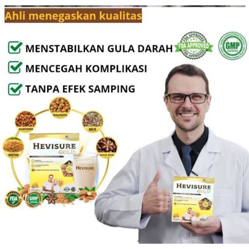 Jual HEVISURE GOLD MILK SUSU OBAT DIABETES KENCING MANIS INSULIN ...