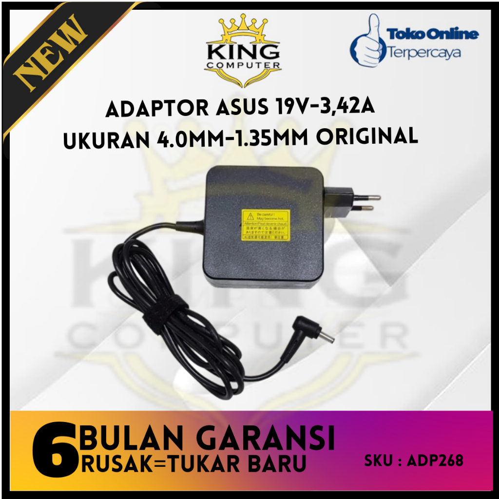 Jual ADAPTOR CHARGER LAPTOP ASUS X441N X441M X441U A456 A456u A407M ...