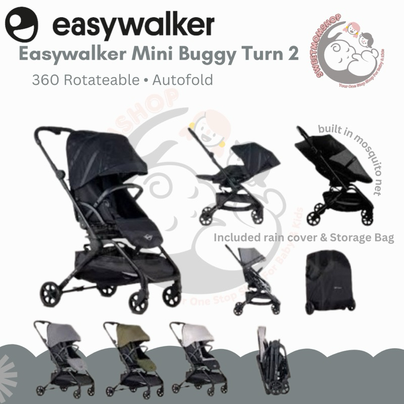 Jual Easywalker Mini Buggy Turn 2 stroller New / Reversible Stroller ...