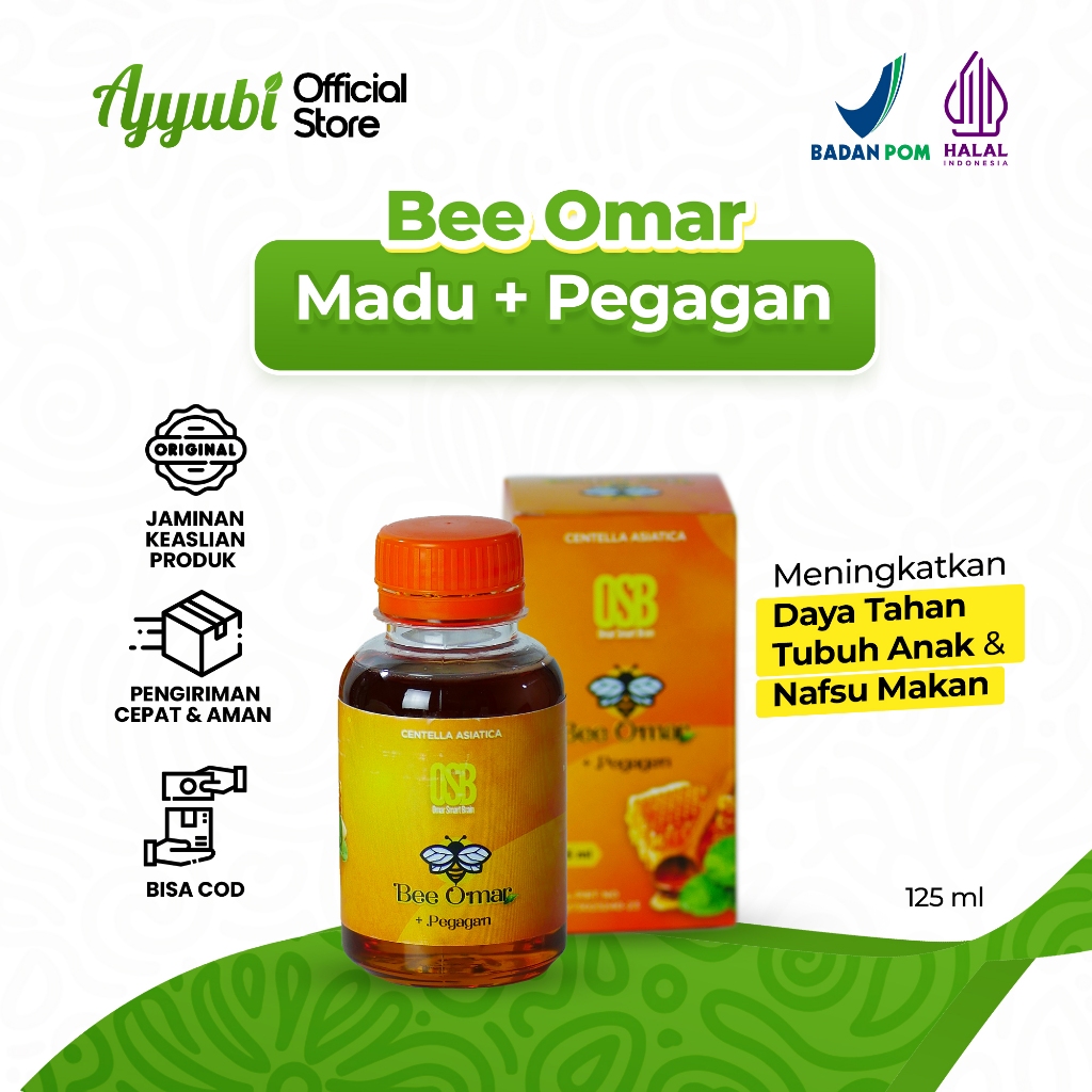 Jual BEE OMAR - Madu Pegagan Untuk Kesehatan dan Kecerdasan | Shopee ...