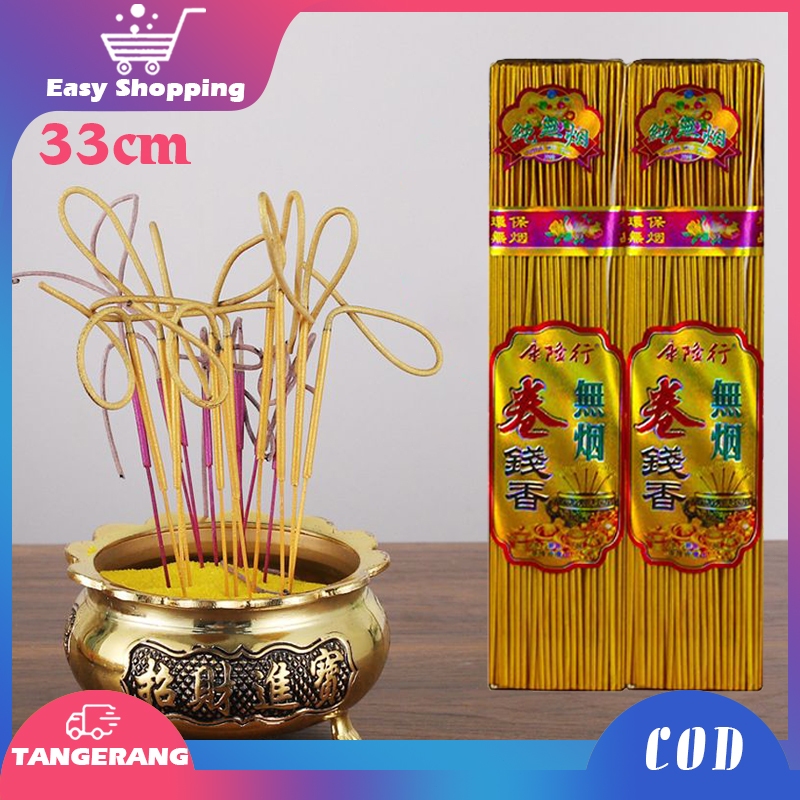 Jual 33cm Dupa Sembahyang Dupa Hio Cendana Emas Hio Sembahyang Tulisan ...