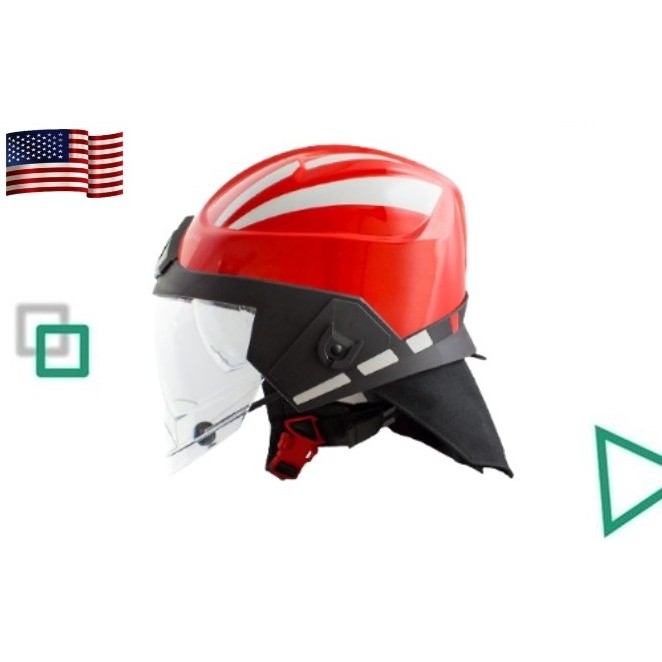 Jual Helm rescue Jet Style Structural Firefighting Helmet PACIFIC F15 ...