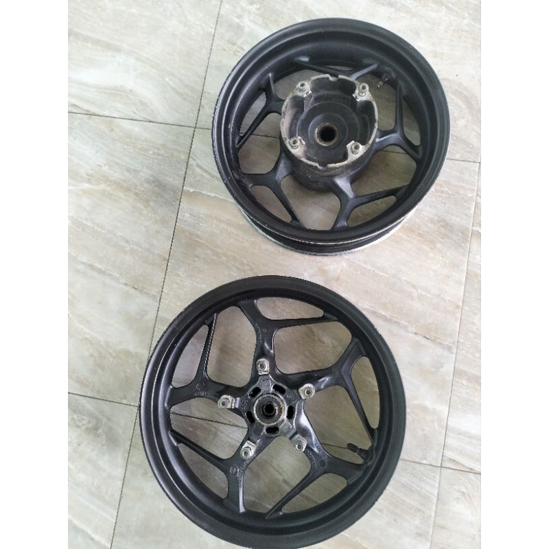 Jual Velg Veleg Pelek 1 Set Depan Belakang Honda PCX / ORIGINAL COPOTAN ...