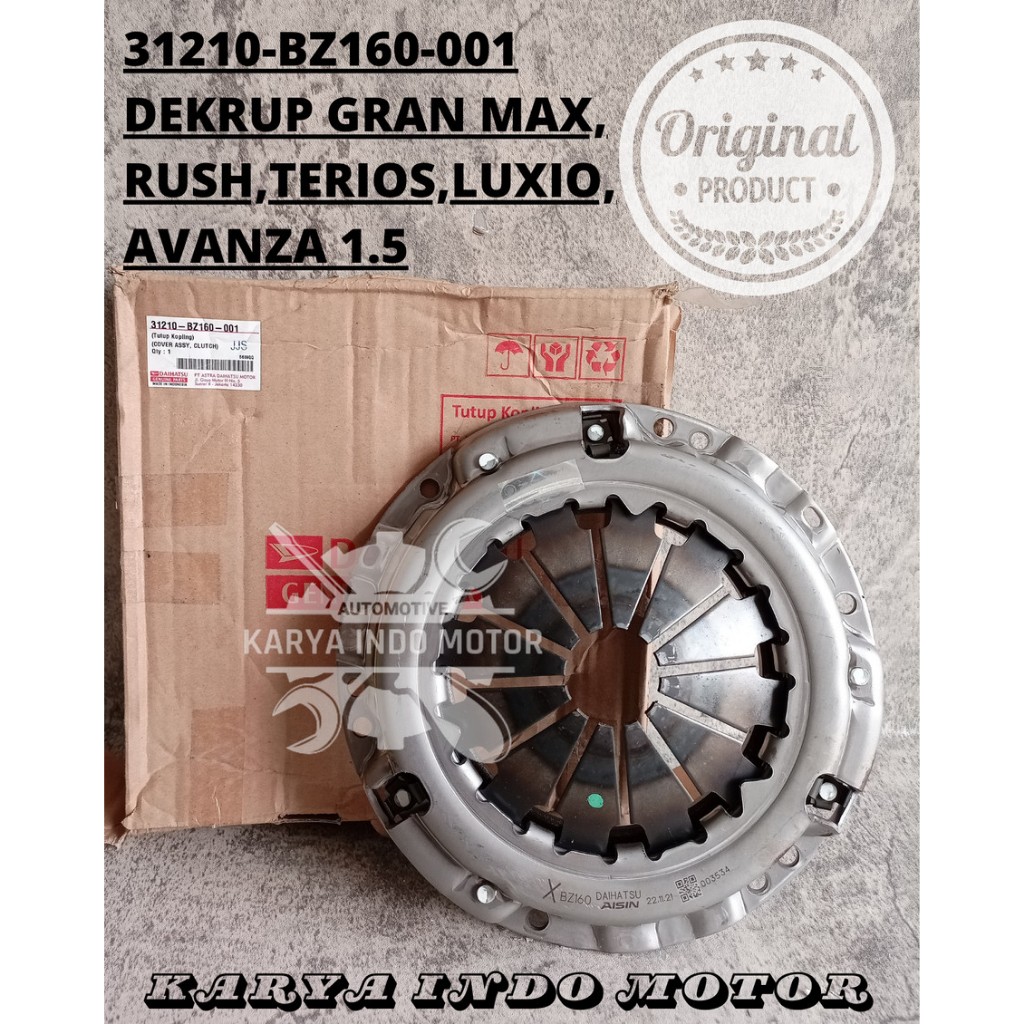 Jual Dekrup/ Clutch Cover Gran Max/ Luxio/ Terios/ Rush/ Avanza 1.5 ...