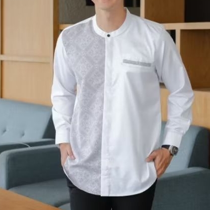 Jual Kemko Panjang Batik Separo/Kurta Pakistan | Shopee Indonesia