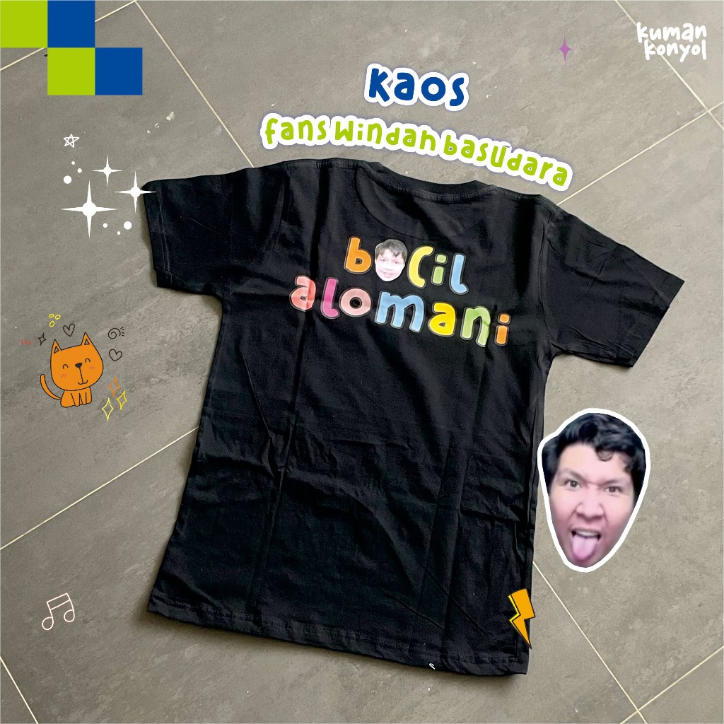 Jual KAOS FANS WINDAH BASUDARA BOCIL ALOMANI TIPE BOCIL | Shopee Indonesia