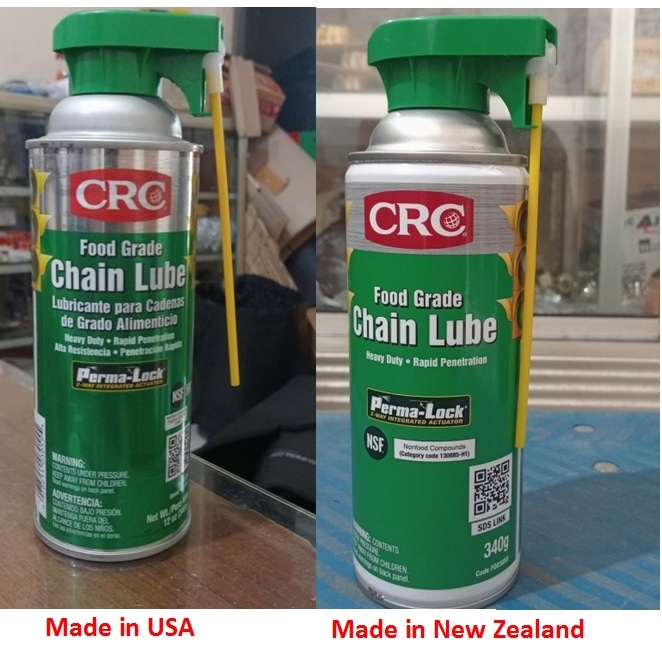 Jual food grade chain lube adhesive lubricant grease crc FG 03055 ...