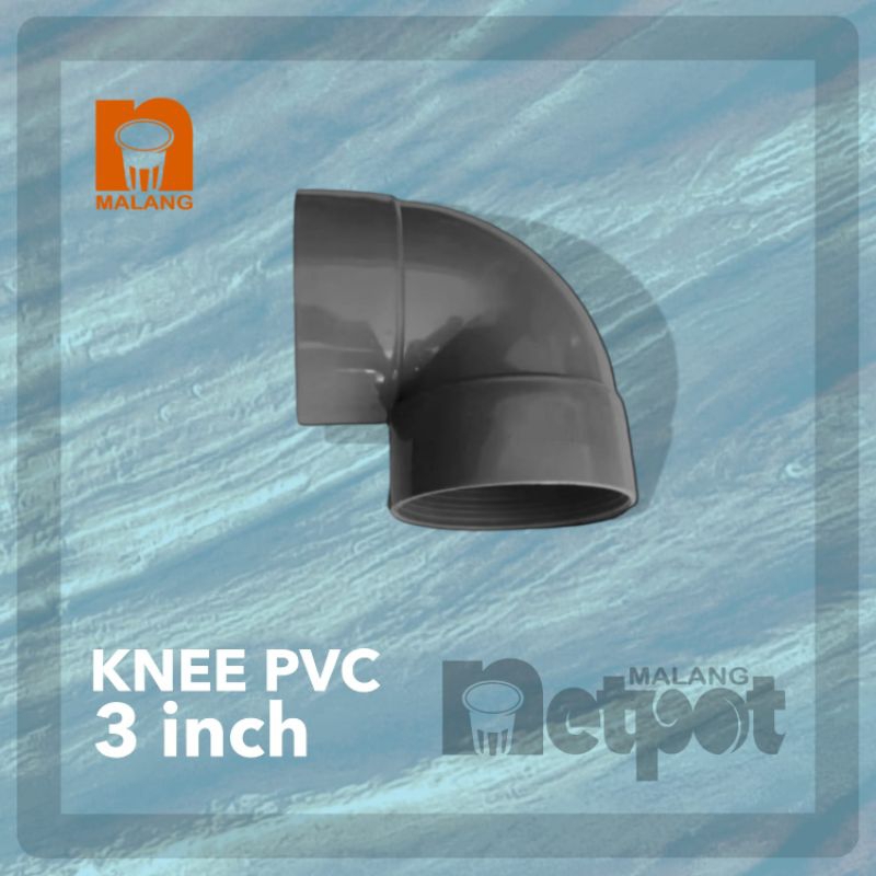 Jual Sambungan Pipa PVC KNEE 3" Kni/Elbow/L 3 inch/knee 3 dim | Shopee ...