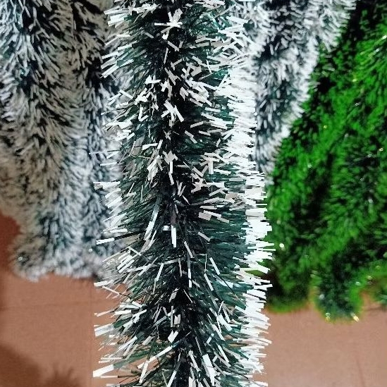 Jual slinger natal / tinsel natal / hiasan natal / hijau salju dan ...