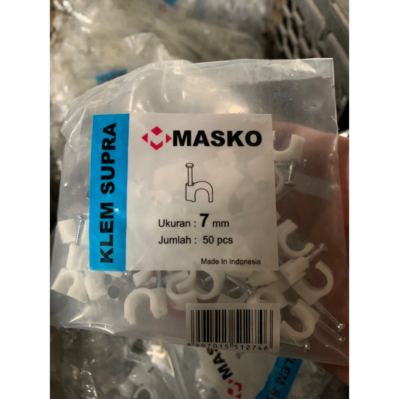 Jual Klem Kabel Paku Beton/ Clamp Nail 7mm | Shopee Indonesia