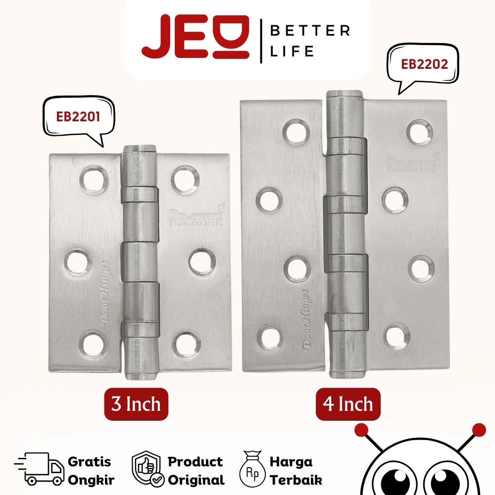 Jual Engsel pintu / Butterfly hinges pintu 3inch/4inch/5inch Stainless ...