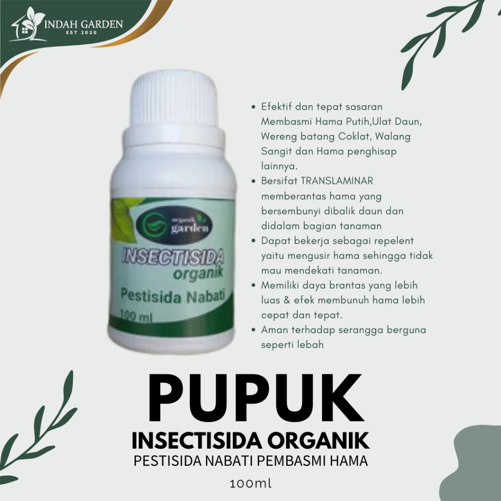 Jual INSECTISIDA ORGANIK pestisida nabati pembasmi hama 100ml | Shopee ...