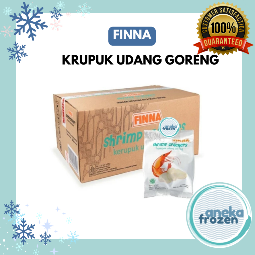 Jual [10gr] FINNA Krupuk Udang Goreng Metalize | Kerupuk Udang - Siap ...