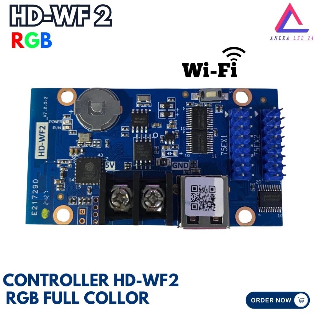 Jual CONTROLLER HUIDU HD-WF2 HD WF2 RUNNING TEXT RGB FULL COLOR ...