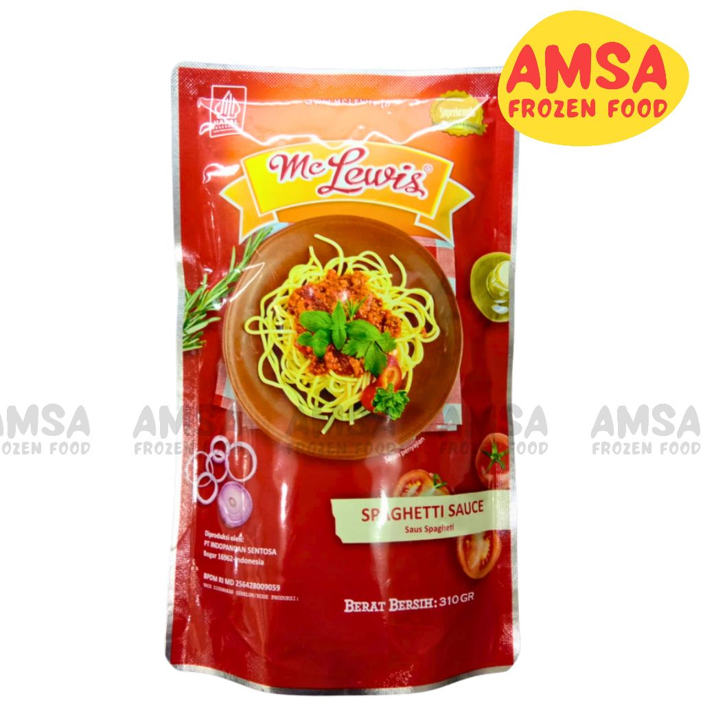 Jual Mc Lewis Spaghetti Bolognese Sauce - 310g | Shopee Indonesia