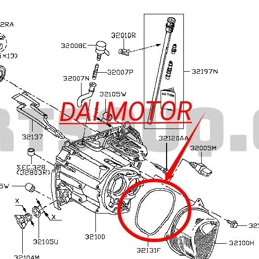 Jual Sil Siel Carter Bak Oli Transmisi Manual Persneleng Nissan Evalia ...
