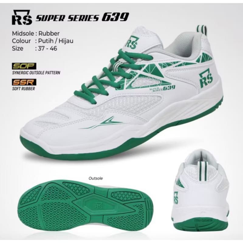 Jual SEPATU BADMINTON RS SUPER SERIES 639 SS ORIGINAL | Shopee Indonesia