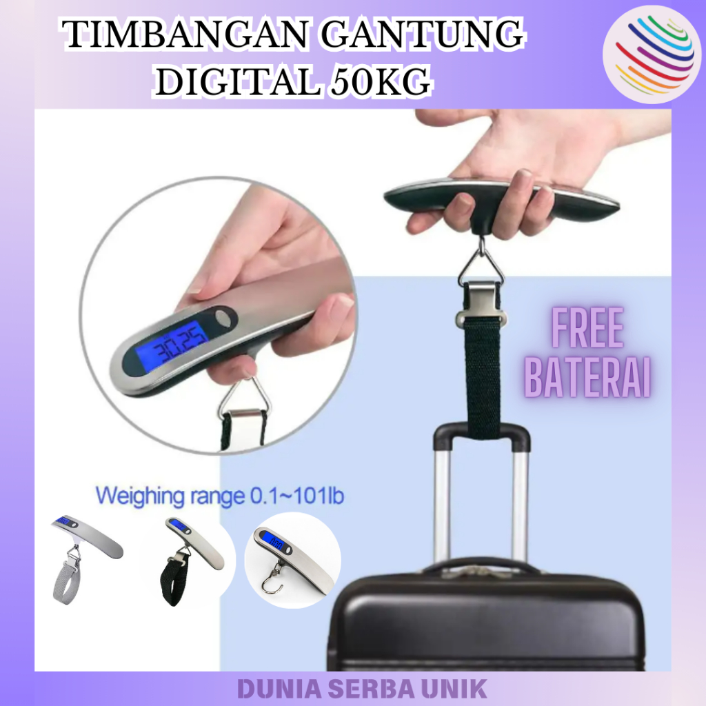 Jual DSU - PREMIUM TIMBANGAN KOPER DIGITAL TAS AKURAT STAINLESS TRAVEL ...