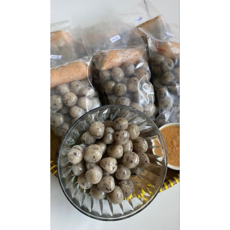 Jual Cilok jamur bumbu kacang isi 50 pcs (kemasan frozen) | Shopee ...